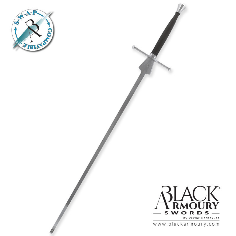 HEMA - Forged Rigid Handmade Sword - Feder N°1 - Black Armoury