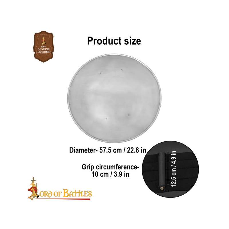 Rondache ou Rotella Légère - Acier